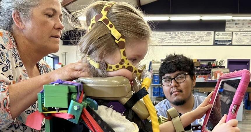 Hammond High robotics team develops working armature for 5-year-old ...