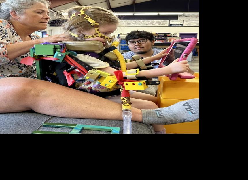 Hammond High robotics team develops working armature for 5-year-old ...