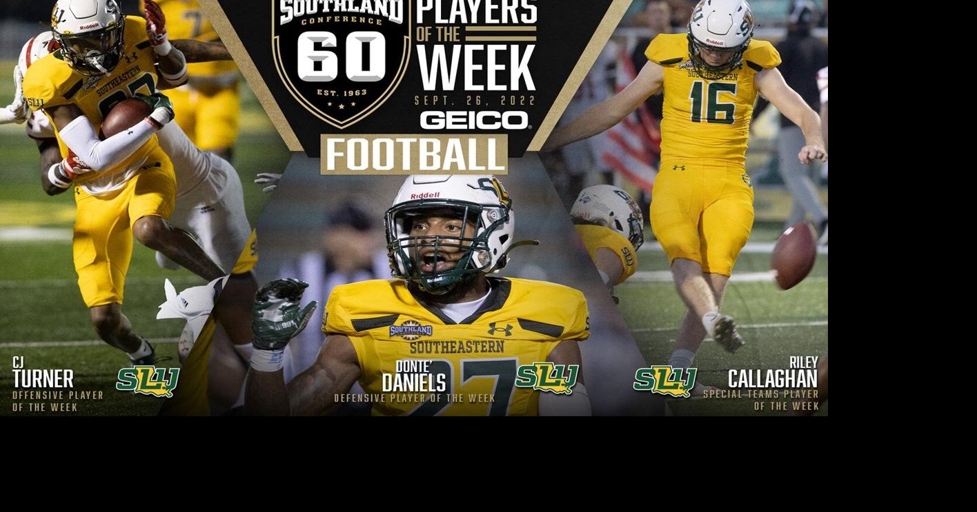FOOTBALL: Southeastern trio sweeps Southland weekly awards | Sports ...