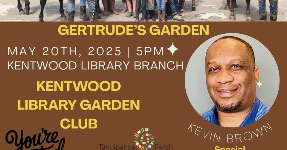 Kentwood Library Garden Club Presents "Developing Community Spaces ...