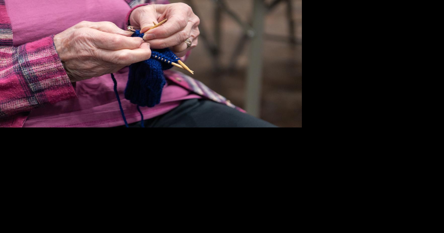 Knitting and crochet group: Langlade County seniors gather, create ...