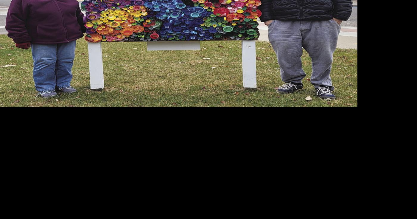 More bottle cap art installed along Springbrook Trail, in front of ...