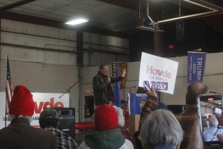 Hovde rebukes Democrats on economy, immigration at Saturday rally ...
