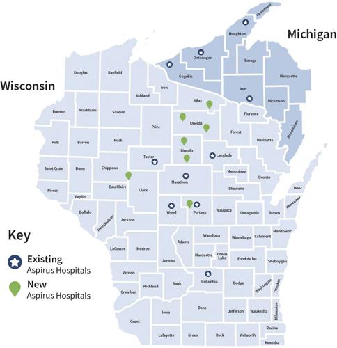 Aspirus Health acquires hospitals and clinics in north and central ...