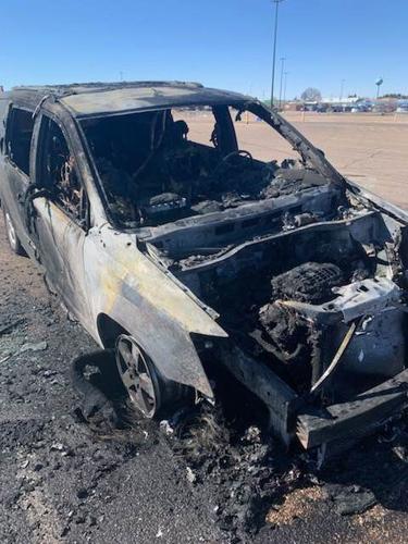 Vehicle totaled after inexplicably starting fire at Walmart | Local ...