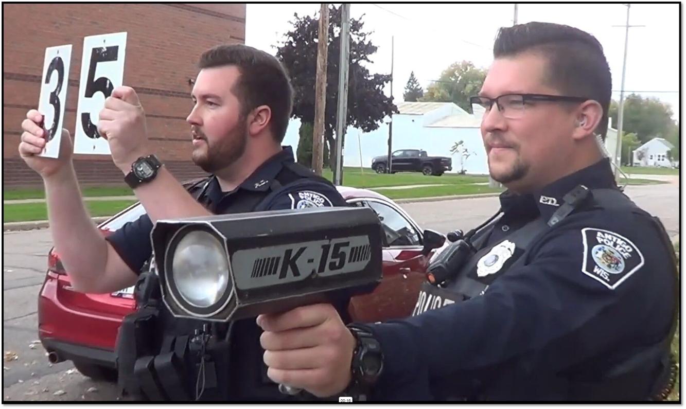 Antigo Police Department narrowly misses out on free speed sign | News ...