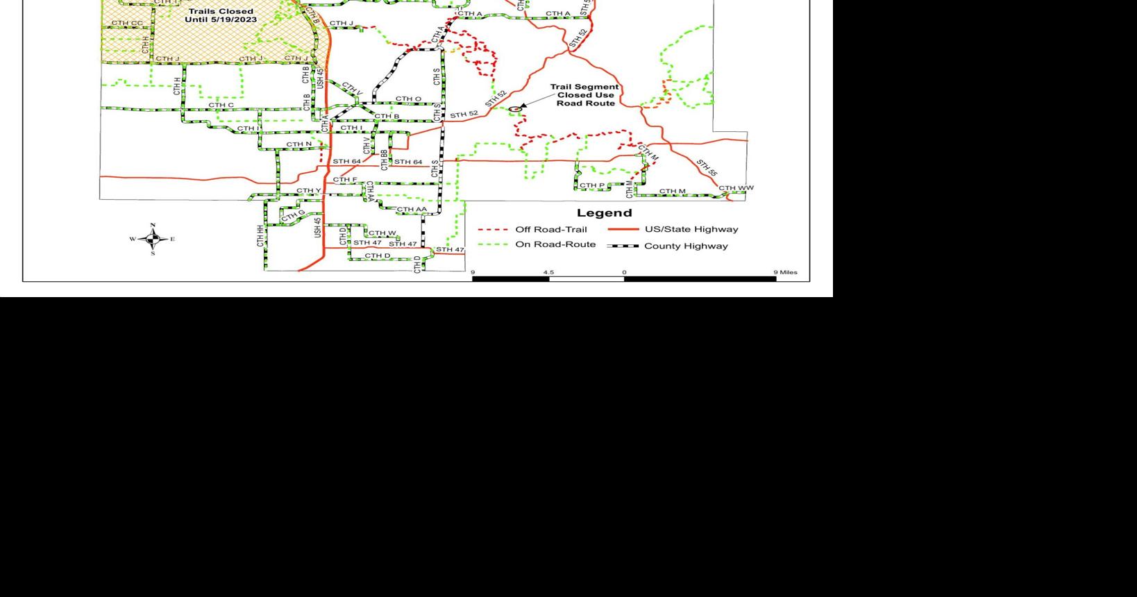 Part of Langlade County ATV trail system open | Local News ...