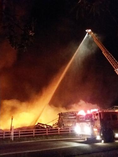 Recyclables fire leaves more than 8,000 people without power | Corning ...