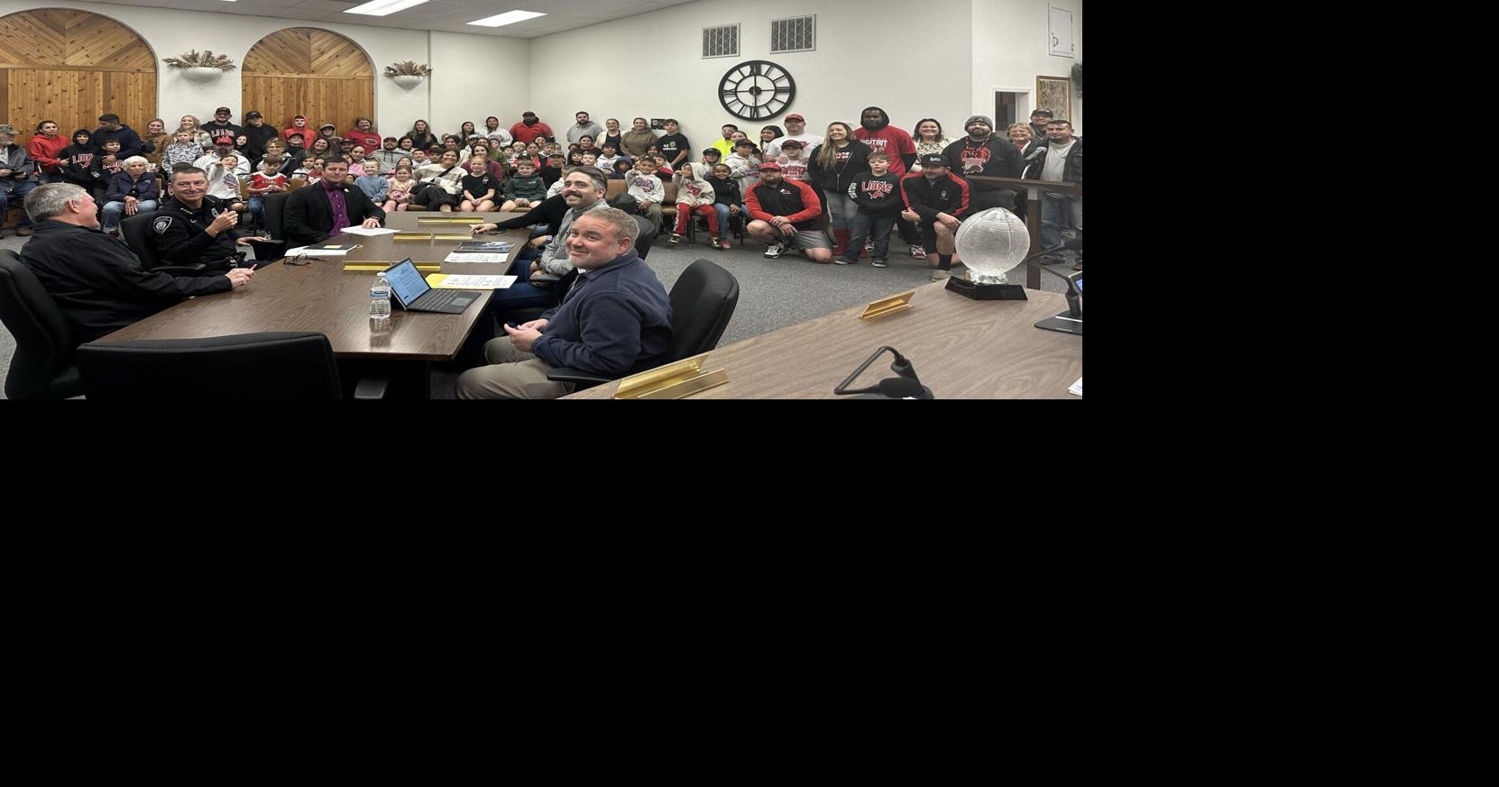 Corning City Council Honors Corning Lions for Super Bowl Victory ...