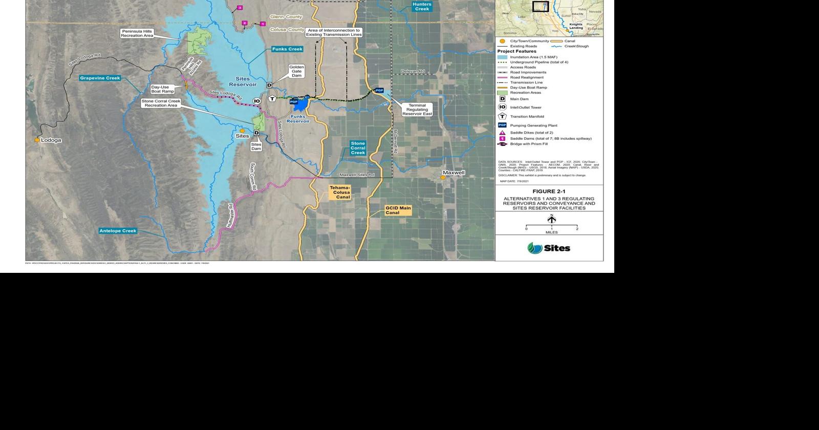 Federal Approval Clears Path for Sites Reservoir | Colusa Sun Herald ...