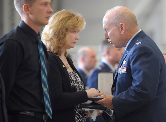 Beale memorial service honors drowning victim, chief master sergeant ...