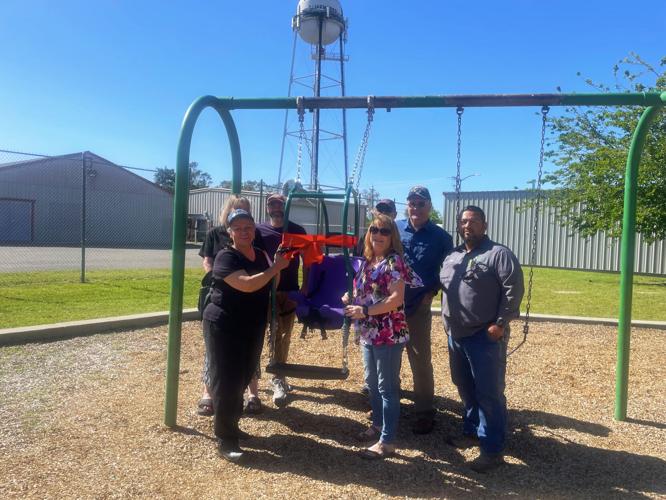 Officials celebrate new ADA swing at Olivehurst park | News | appeal ...