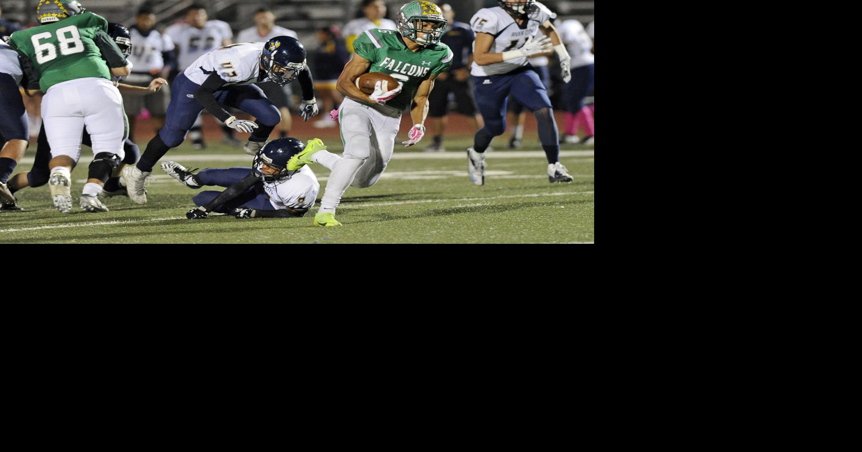 River Valley Falcons close out TCC play with 68-7 rout over River City ...
