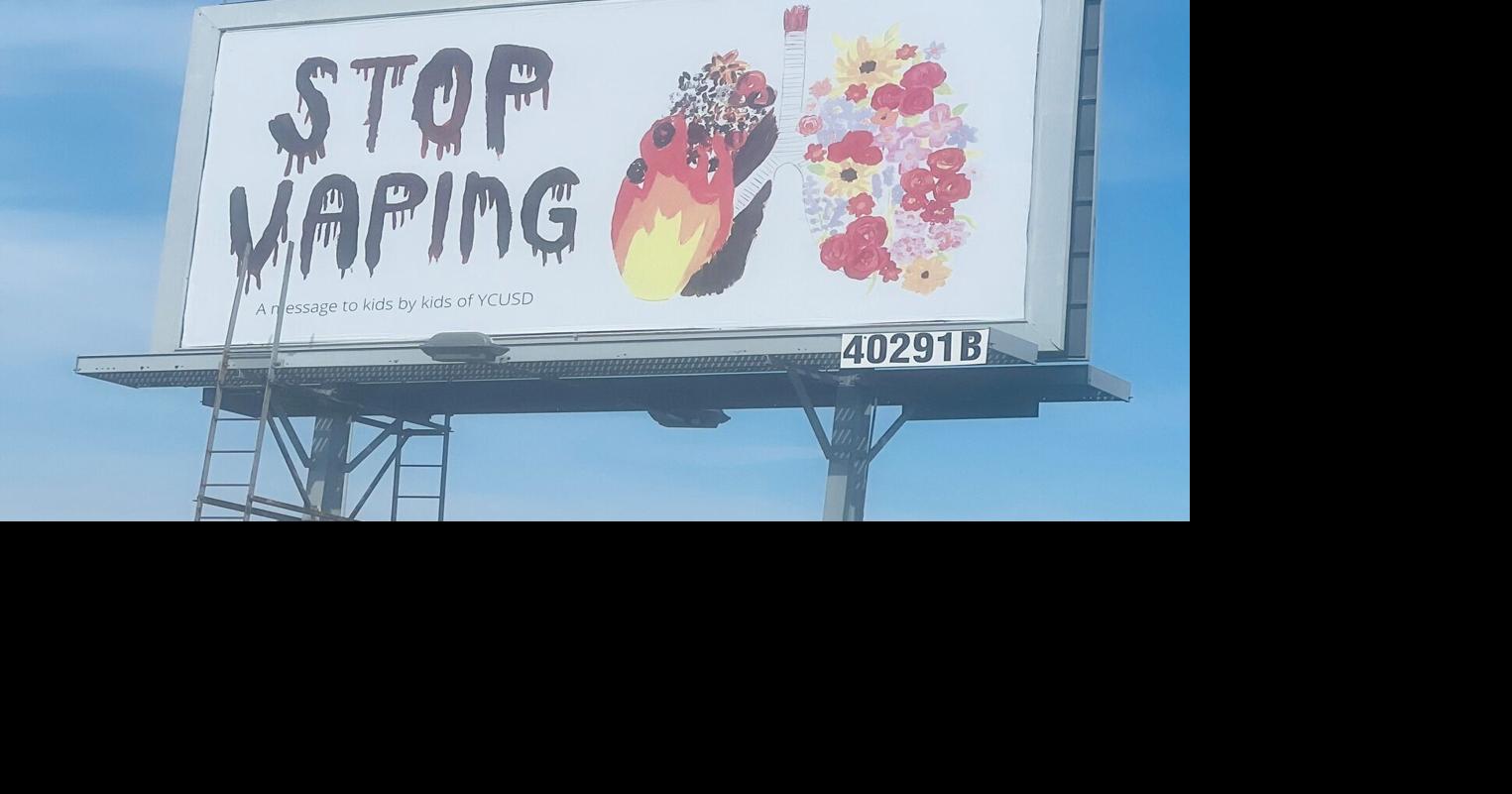 River Valley High School student designs anti-vape billboard | News ...
