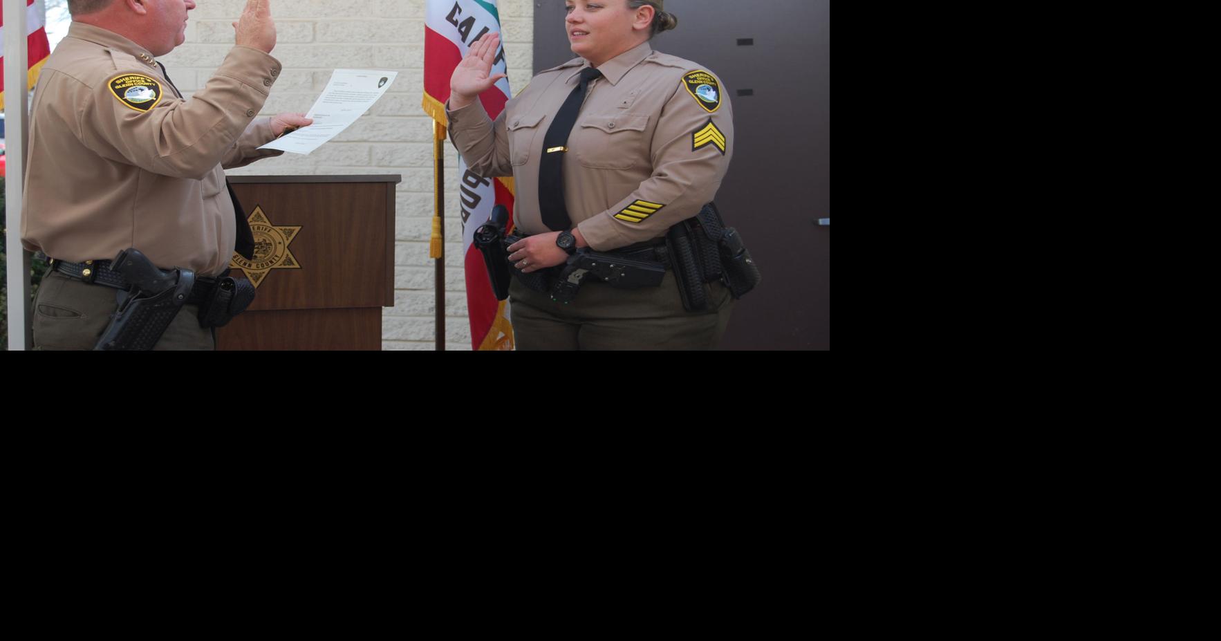 Glenn County Sheriff’s Office: First female sergeant sworn in | Glenn ...
