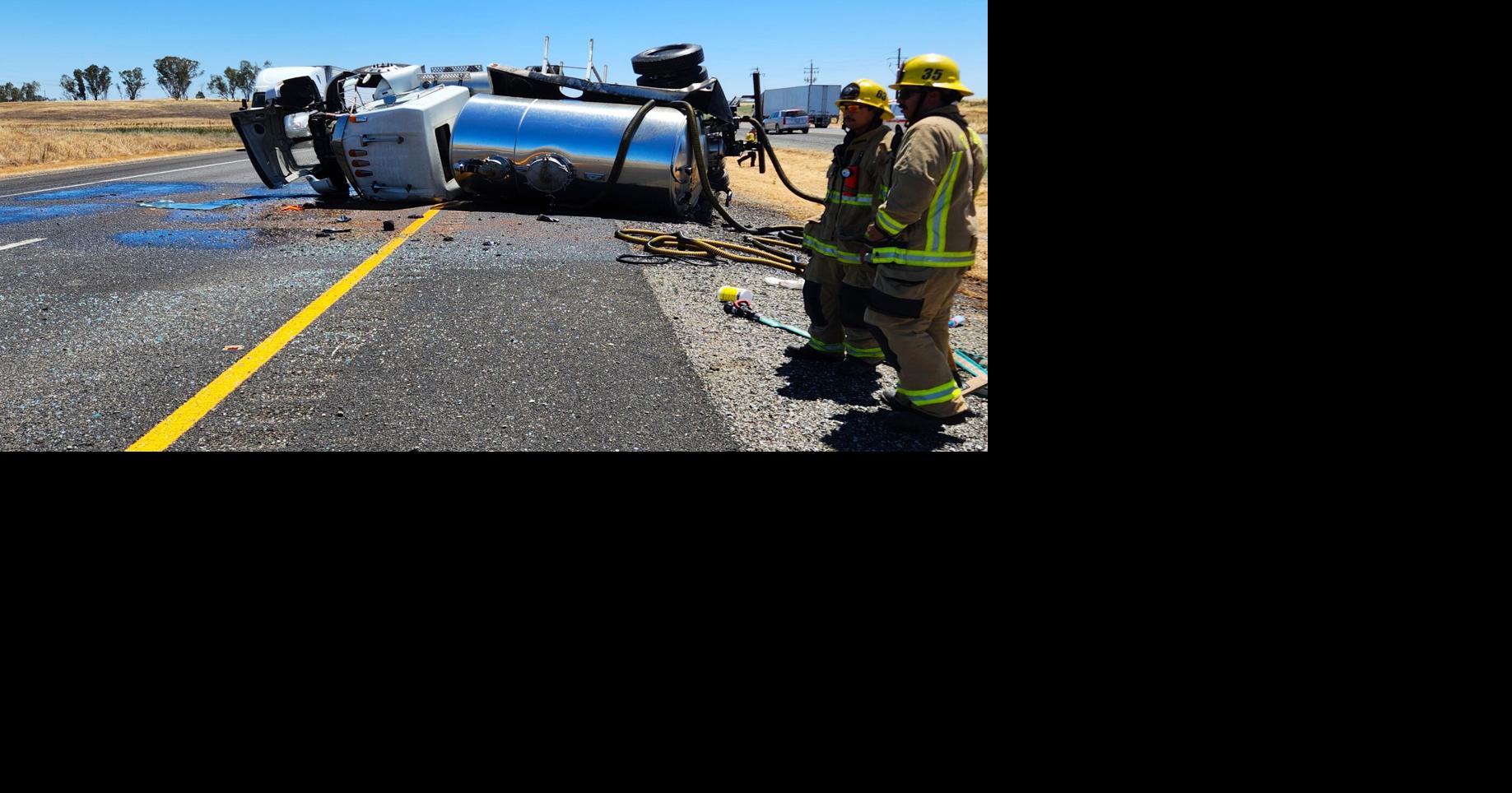 Tanker crash send slick oil across I-5 | Corning Observer | appeal ...