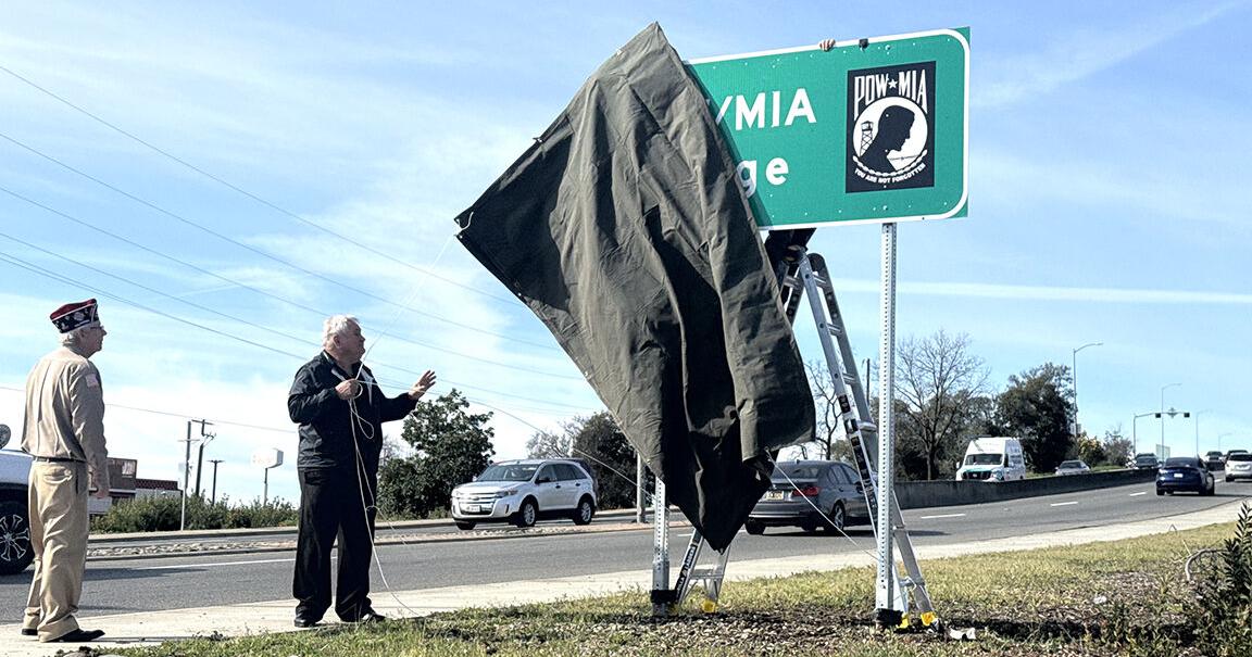 American hero unveils sign for the POW-MIA Bridge | Local News | appeal ...