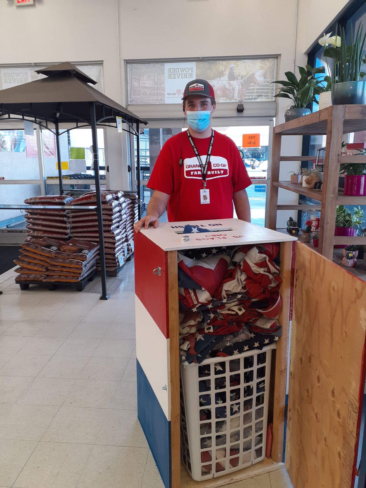 Group gathering American flags for retirement ceremony | News | appeal ...