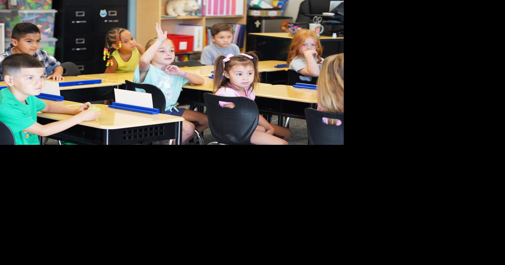 Covillaud’s first day of school features new two-story building | News ...