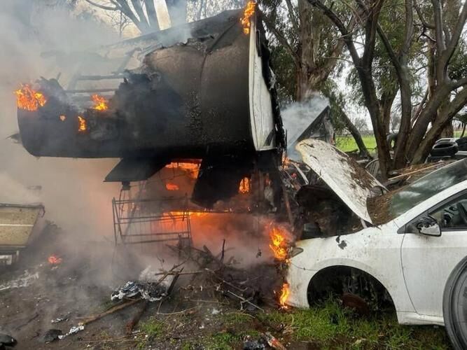 CAL FIRE responds to fire in El Camino Courtesy Photo/CAL FIRE ...