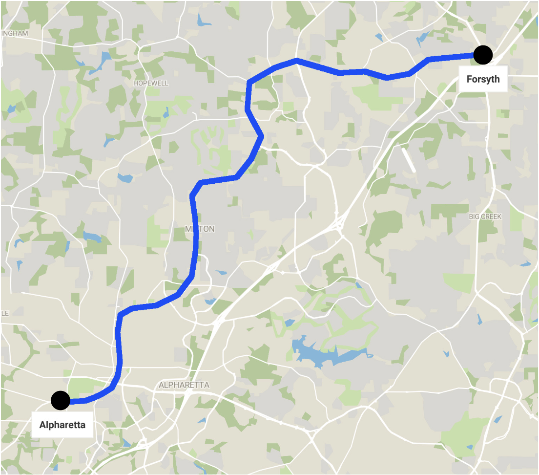 Ga. 9 widening stalls in Alpharetta; work moves to Milton | Alpharetta ...