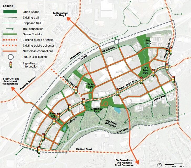 Latest North Point Mall proposal envisions green, mixed-use future ...