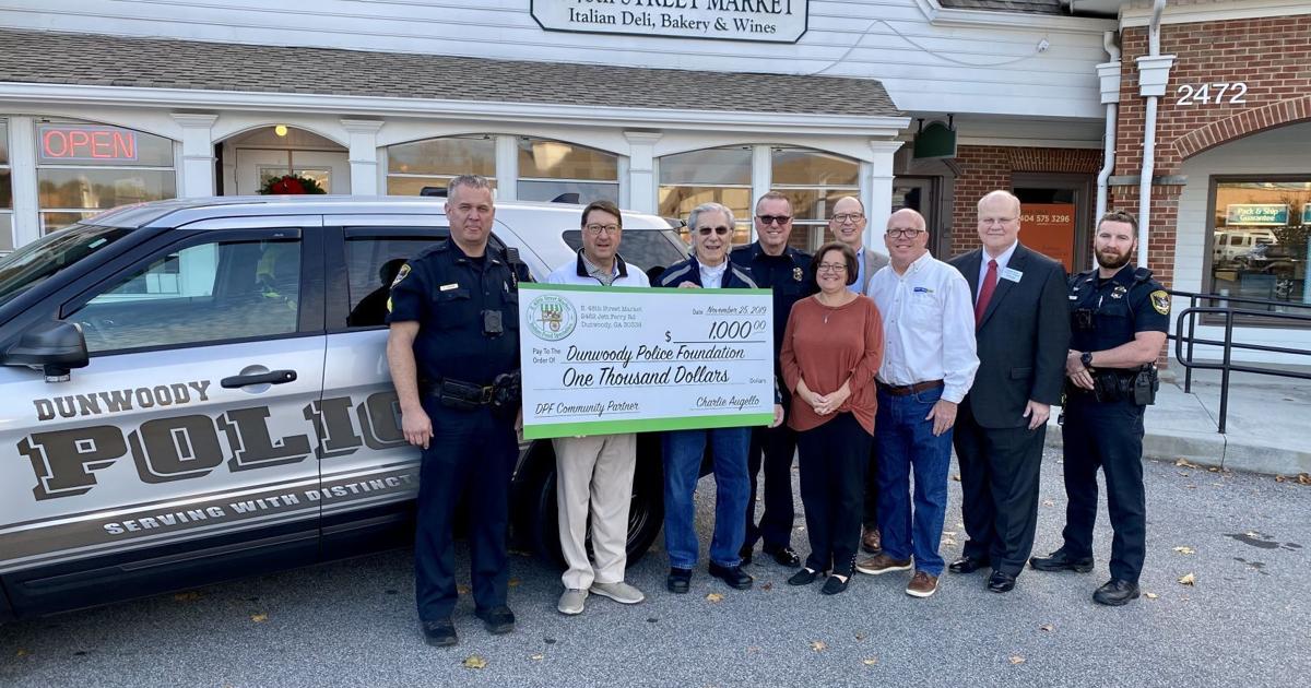 Local business donates to Dunwoody Police Foundation | Dunwoody News ... Local business donates to Dunwoody Police Foundation | Dunwoody News ...