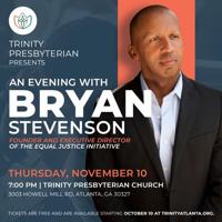 Trinity Presbyterian Church hosts “An Evening with Bryan Stevenson ...