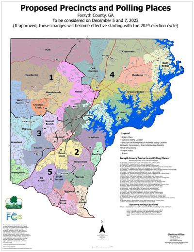 Forsyth County adopts new polling sites for voting in 2024 election ...