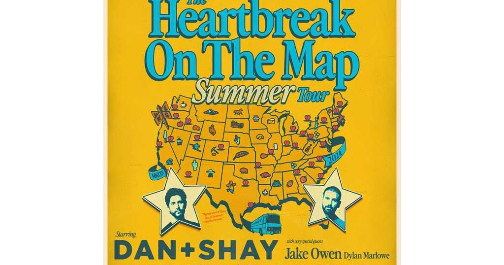 Dan + Shay: Heartbreak On The Map Tour | Calendar | appenmedia.com