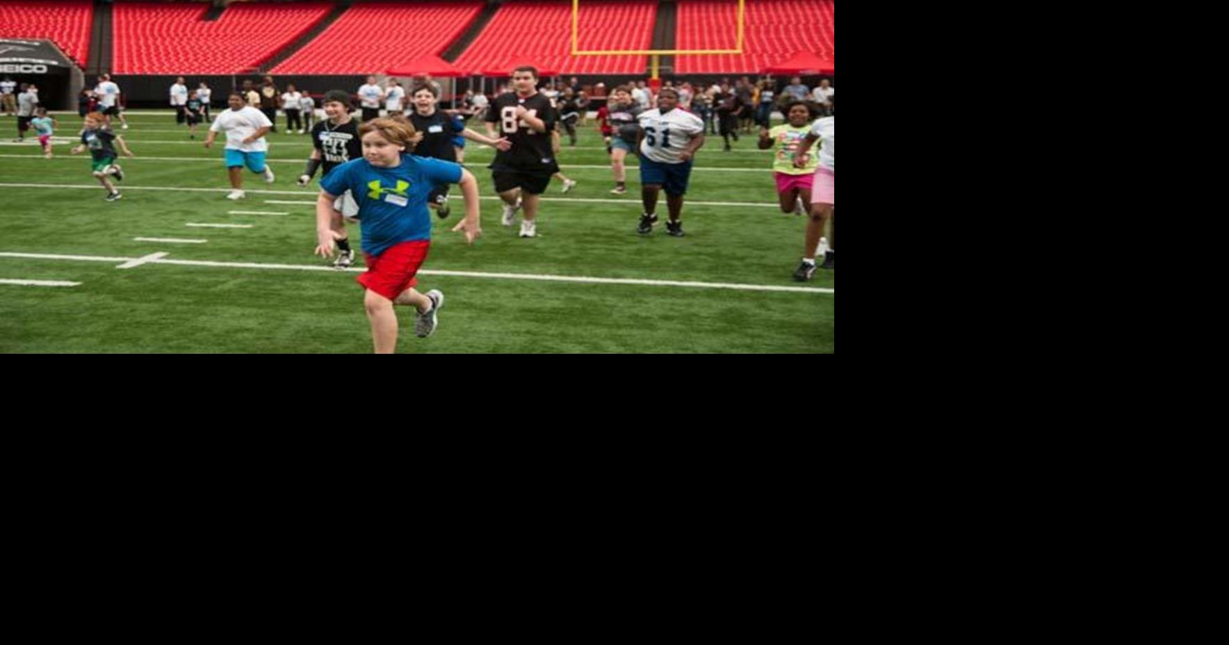 NFL players lead Forsyth students in fight against obesity | Archives ...