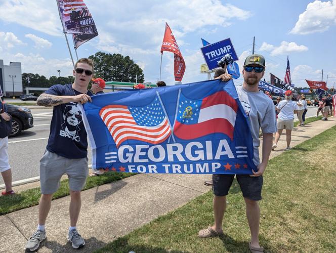 Forsyth County Tea Party, GOP rally for Trump in wake of shooting ...