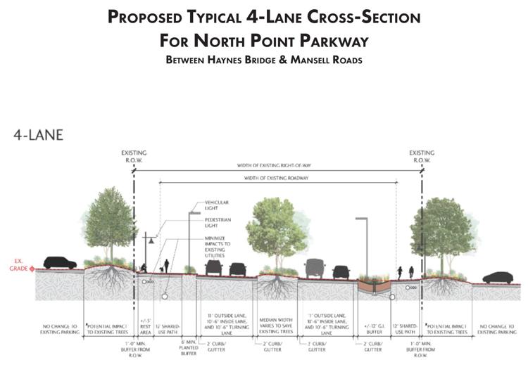 Alpharetta weighs North Point Streetscape proposal | Alpharetta and ...