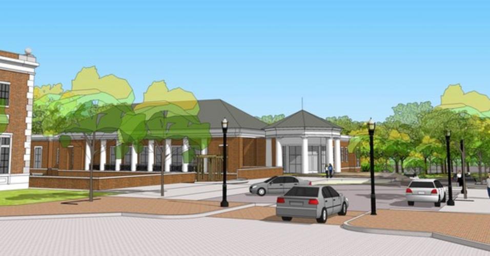 New Alpharetta library unveiled: 2-story building to fit in City Center ...