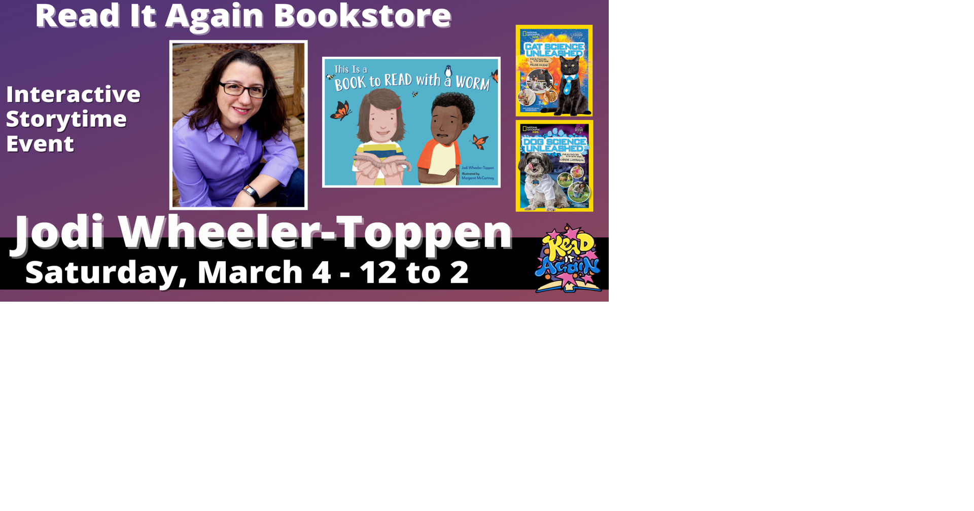 Jodi Wheeler-Toppen: Interactive Story Time Event | Calendar ...