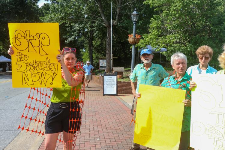 Roswell residents protest city’s plans for Mimosa Hall | Alpharetta and ...