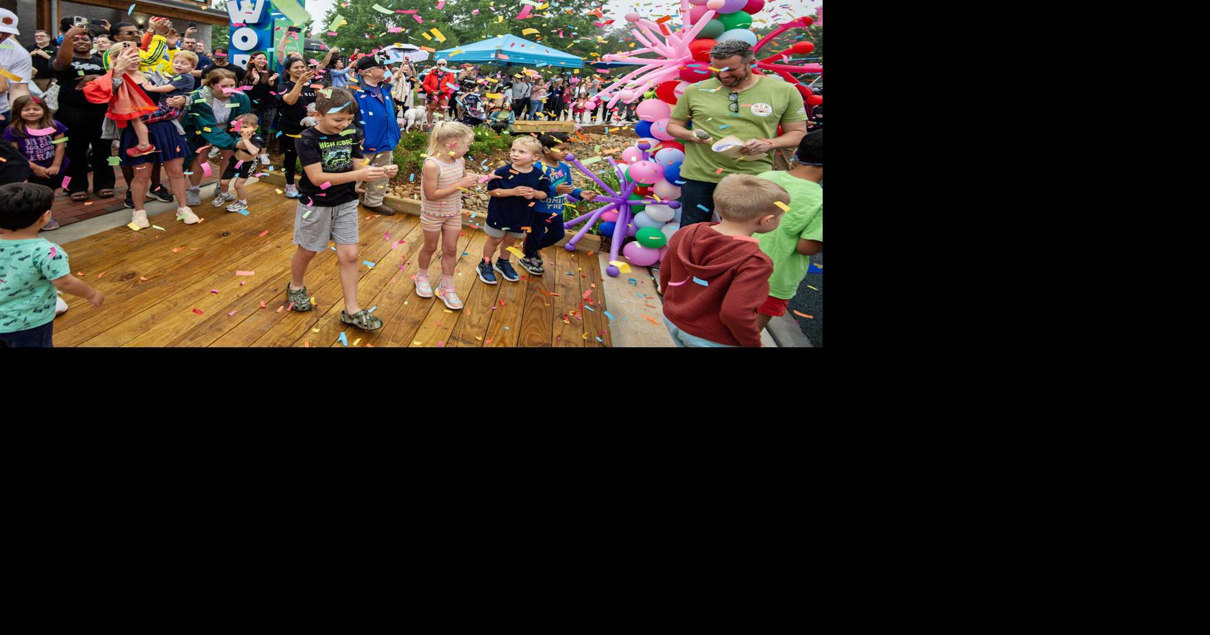 Wacky World playground reopens with ribbon-cutting, confetti, kids ...