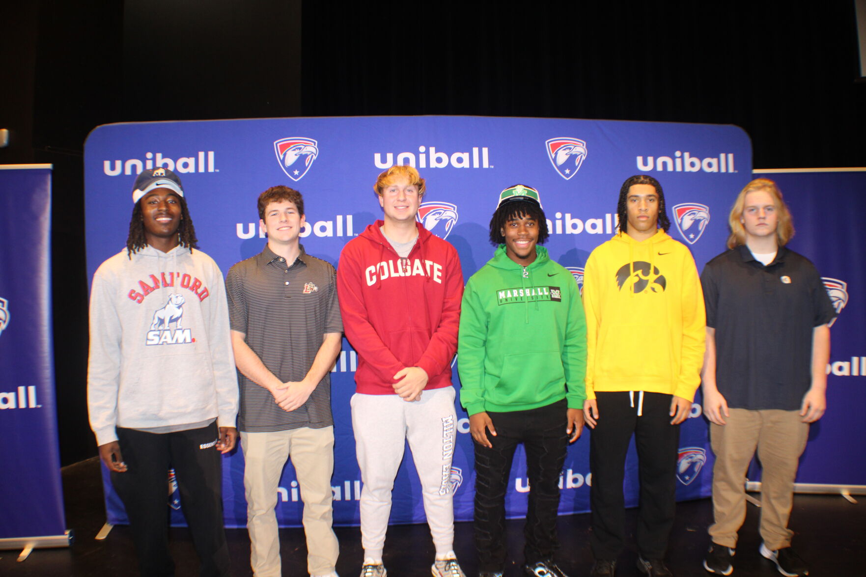 Pillars of Milton football sign letters to colleges | Sports ...