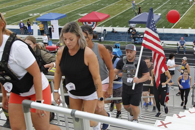 Photos: Hundreds climb West Forsyth stadium to honor 9/11 responders ...