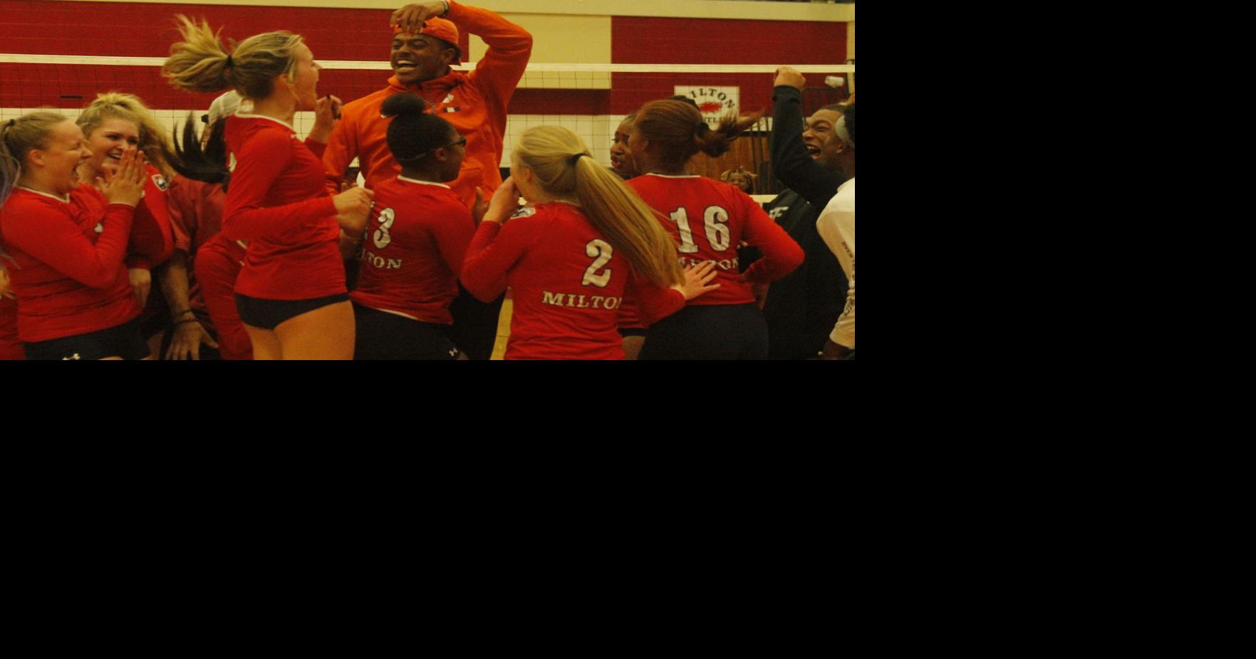 Milton volleyball downs region foes to advance to state championship ...
