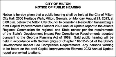 Notice of Public Hearing | Legal Notices | appenmedia.com