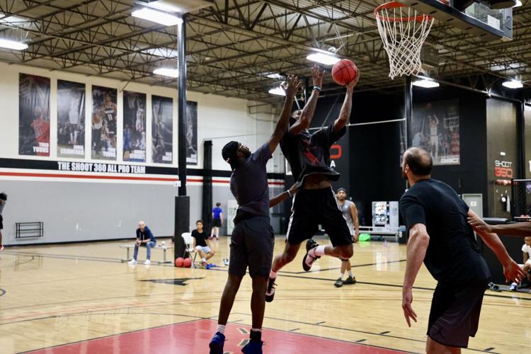 Pro basketball players practice, visit kids at local gym | Alpharetta ...