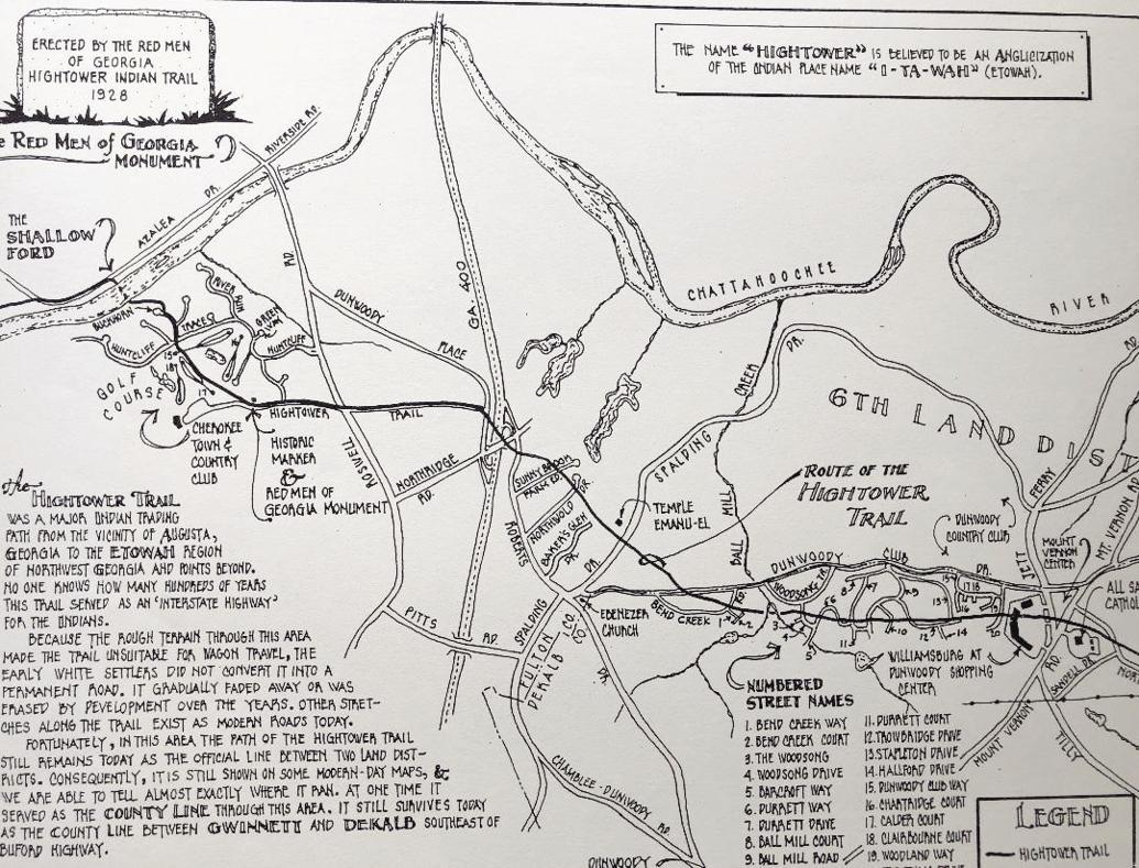Hightower Trail once crossed through neighborhoods | Past Tense ...