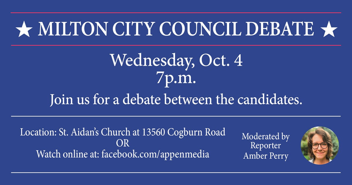 Hear from Milton city council candidates at Oct. 4 forum | Milton News ...
