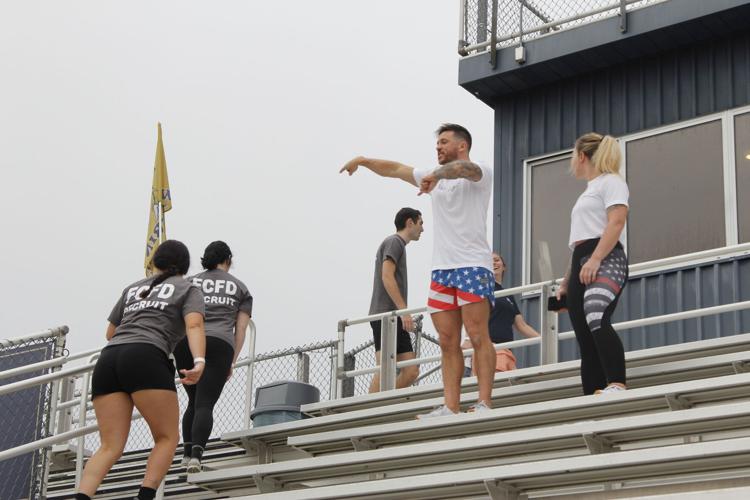 Photos: Hundreds climb West Forsyth stadium to honor 9/11 responders ...