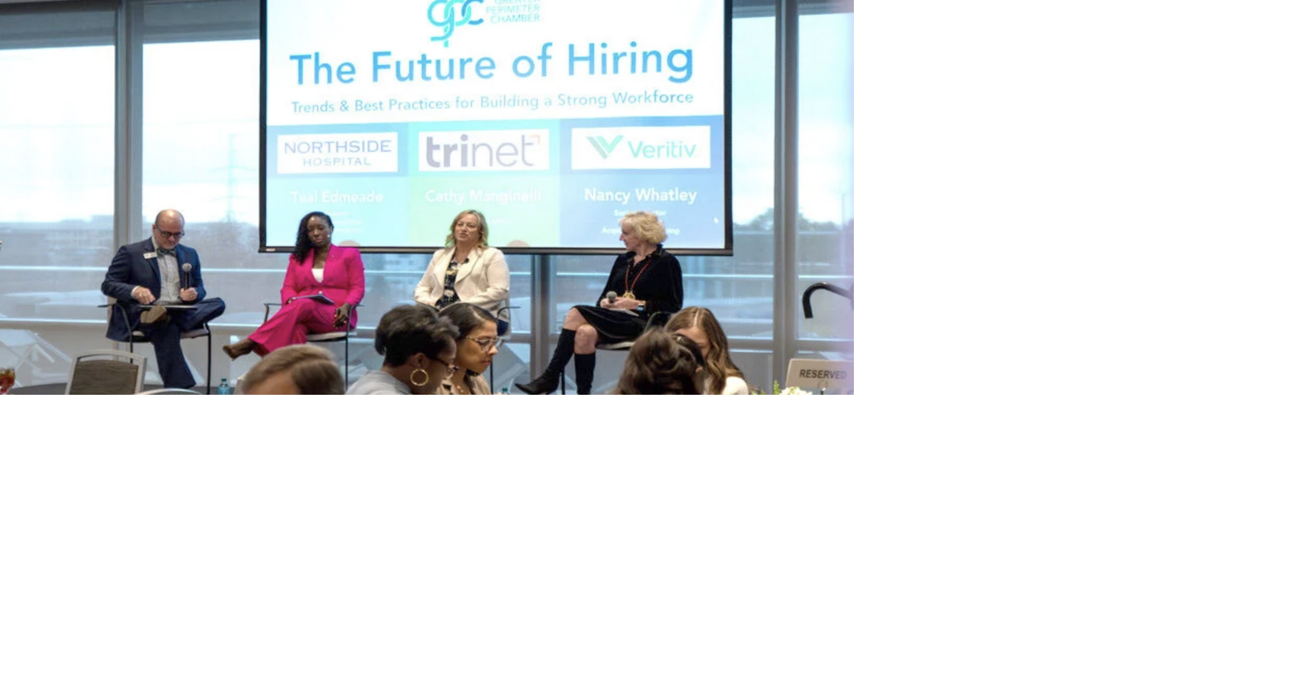 Chamber luncheon explores future of hiring in Perimeter | Sandy Springs ...