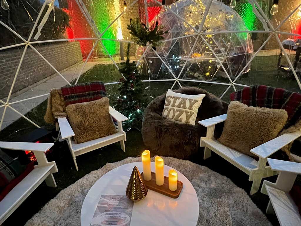 Twinkling on The Terrace Igloo & Chalet Outdoor Dining Experiences ...