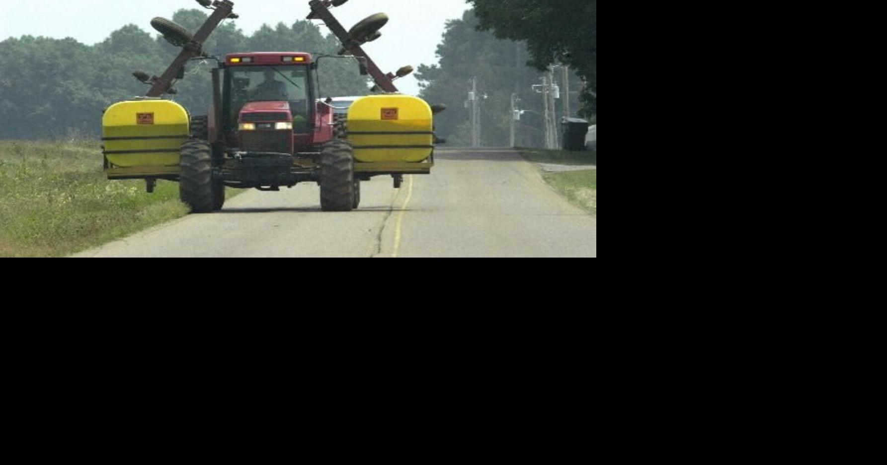 Farmers, drivers encouraged to take safety precautions on roads during ...