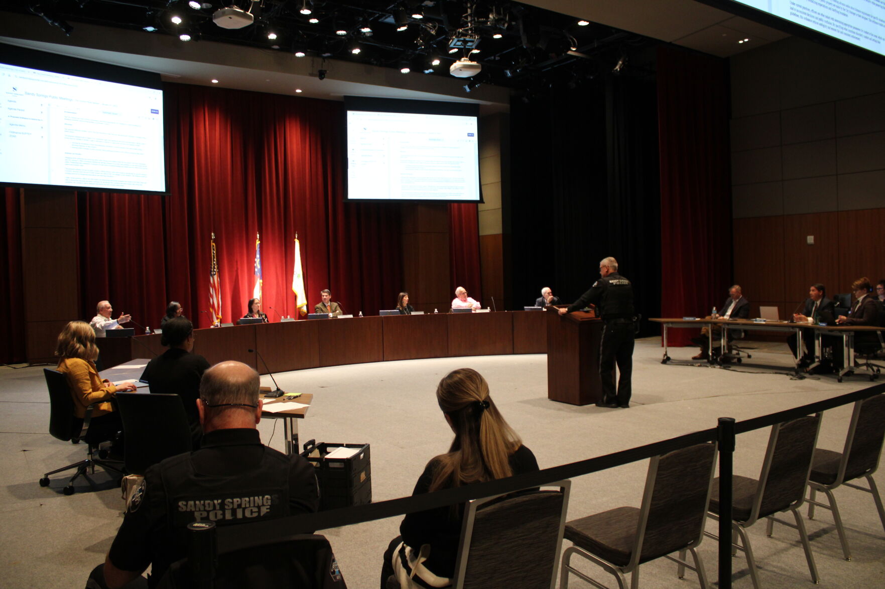 Sandy Springs officials spar over proposed law limiting public protest ...