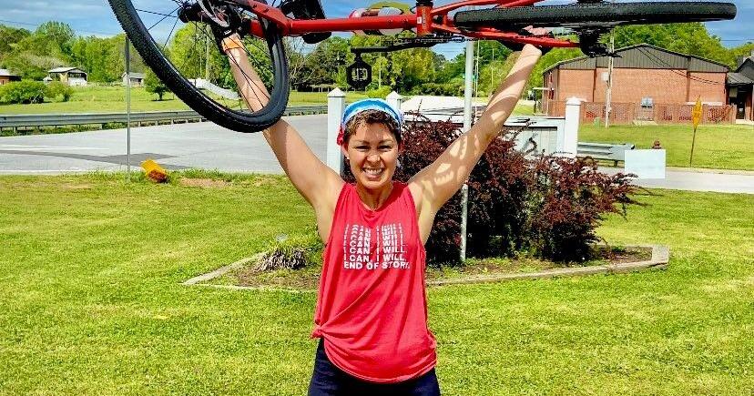 Cyclist reaches goal of 5,000 miles for 50th birthday | Forsyth News ...